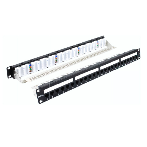 Bass Computers, Inc. - 6EPP24 - Wavenet 24 Port Cat6 Patch Panel 568A/B