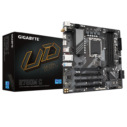 Bass Computers, Inc. - B760M C - GBT 1700 B760M 4XDDR5 4PCIe Raid MATX