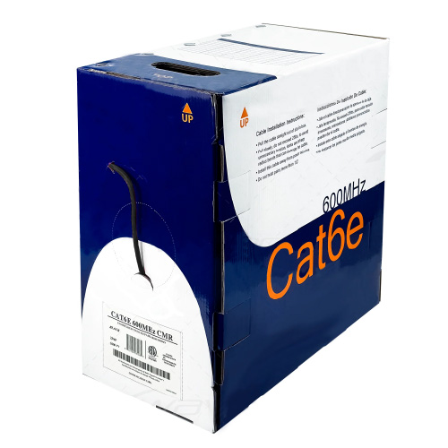 Bass Computers, Inc. - 6E04UPBK1 - 1000' CAT6 SOLID UTP PLEN