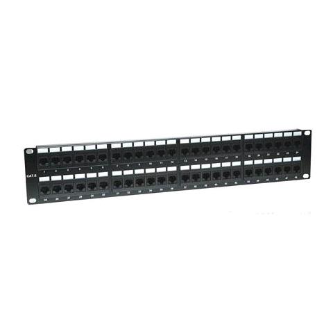 Bass Computers, Inc. - 560283 - Intellinet Patch Panel 48 Port CAT6