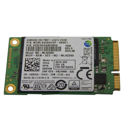 Bass Computers, Inc. - MZMLN256HCHP-000D1 - 256GB mSATA Samsung