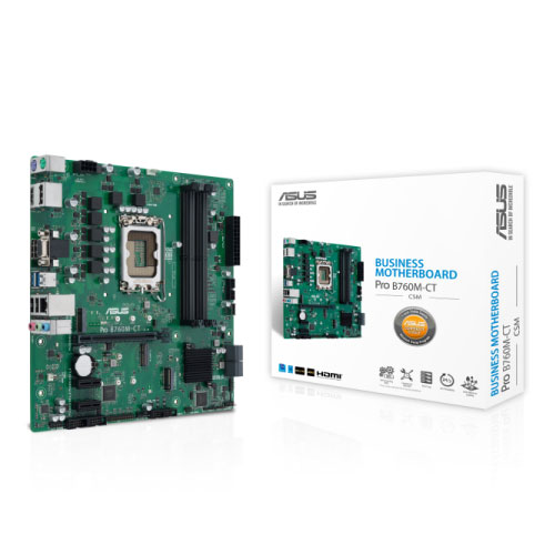 Bass Computers, Inc. - PRO B760M-CT-CSM - ASUS 1700 B760M 4XDDR5 3PCIe Raid MATX