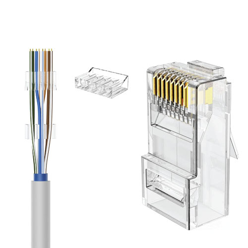 Bass Computers, Inc. - RJ45-CAT6UTP50U-100PK - Wavenet RJ45 Cat6 Mod ...