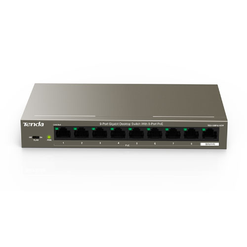 Bass Computers, Inc. - TEG1109P-8-102W - Tenda 8 Port POE Gi