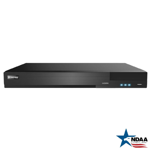Bass Computers, Inc. - VT-TNR1626PN - 16CH NVR W/16 PoE 8MP H.265 4K NDAA