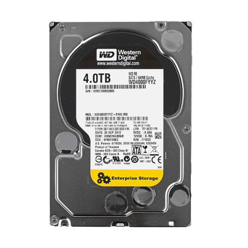 Bass Computers, Inc. - WD4000FYYZ - 4TB Sata 3.5" WD 7200RPM
